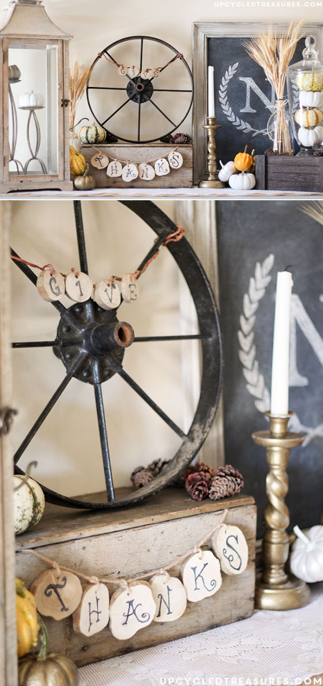 Rustic Thanksgiving Vignette