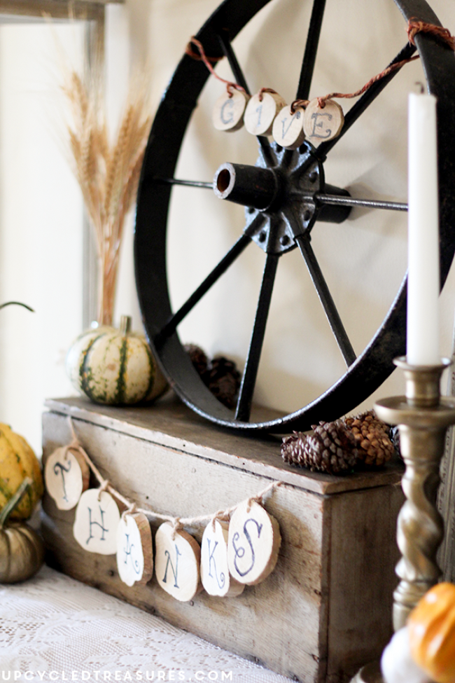 Rustic Thanksgiving Vignette