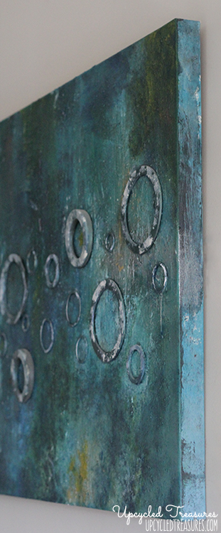 DIY Abstract Canvas Art | MountainModernLife.com