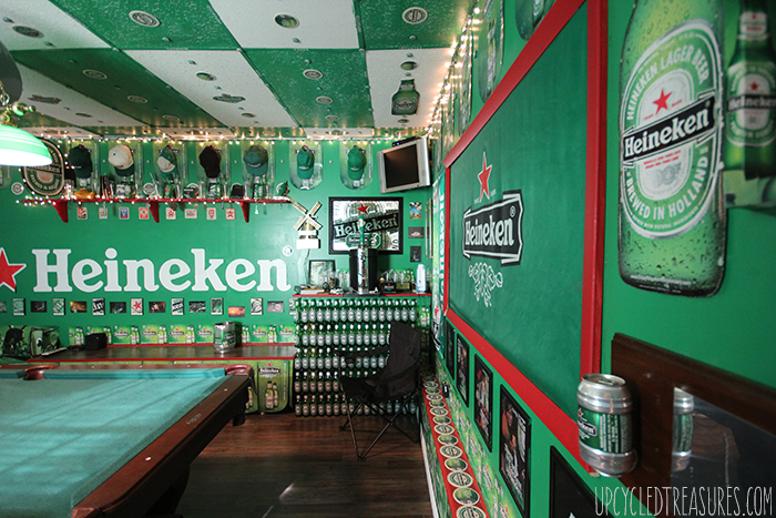 The Heineken Man Cave | MountainModernLife.com