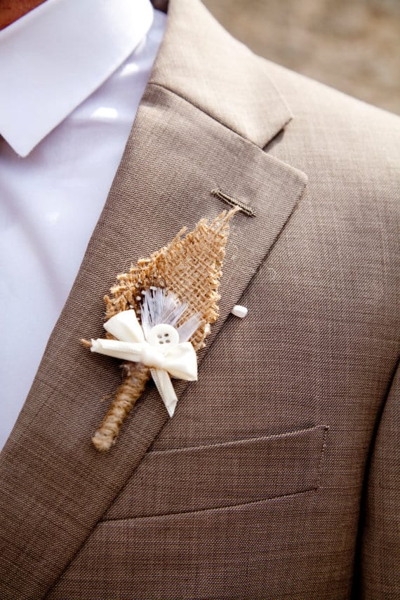 Rustic Boutonniere Ideas - Mountain Modern Life