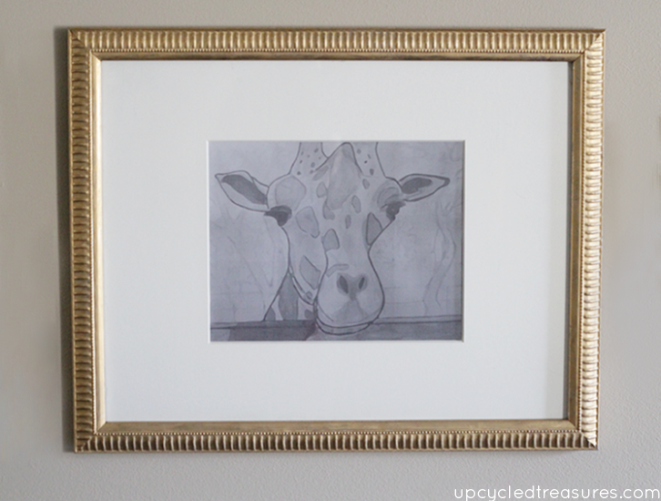 Update an old frame with gold Rub'n Buff | MountainModernLife.com