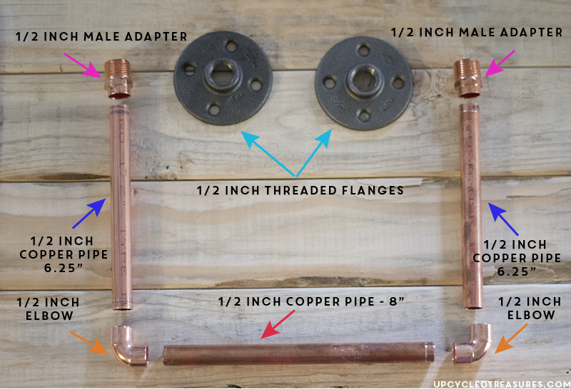 Rustic Modern Copper Pipe Tray | Mountain Modern Life