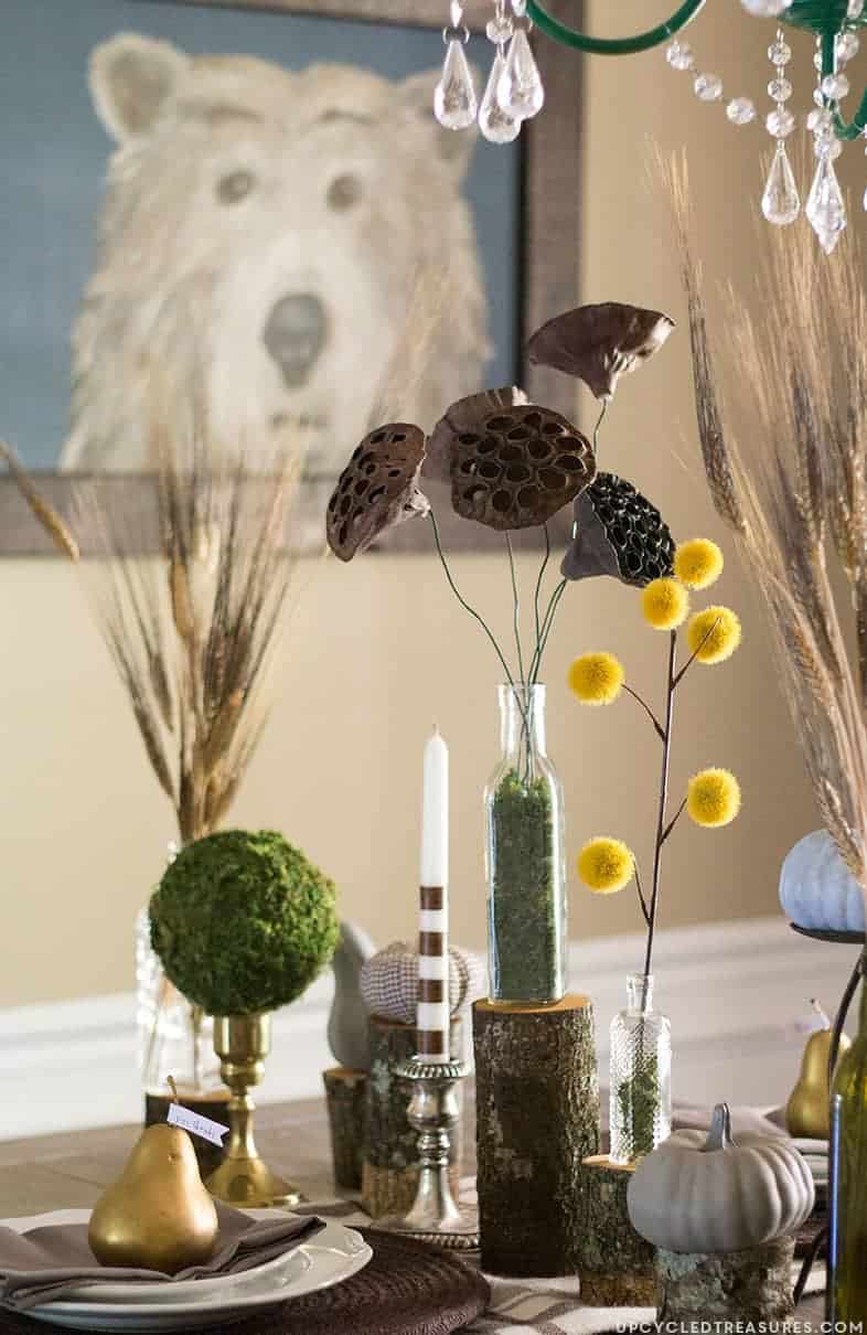 Rustic Give Thanks Place Setting | MountainModernLife.com