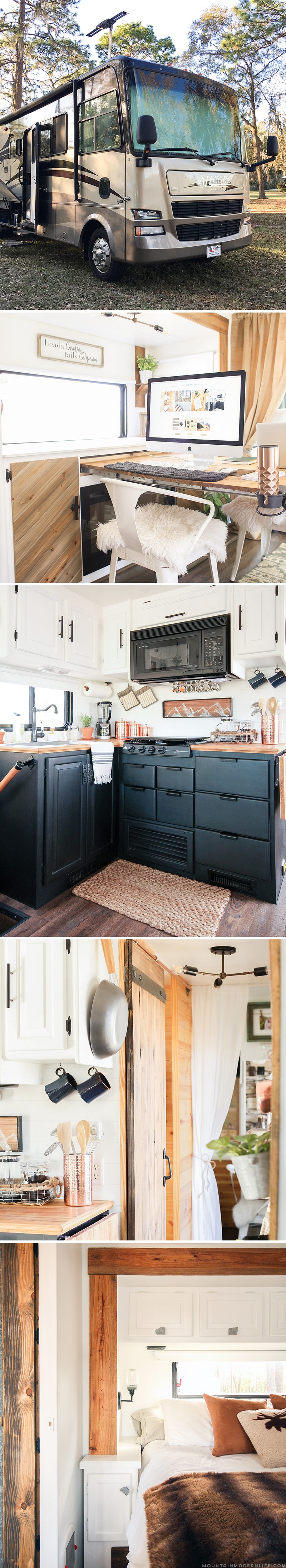 Rustic Modern RV Tour | MountainModernLife.com